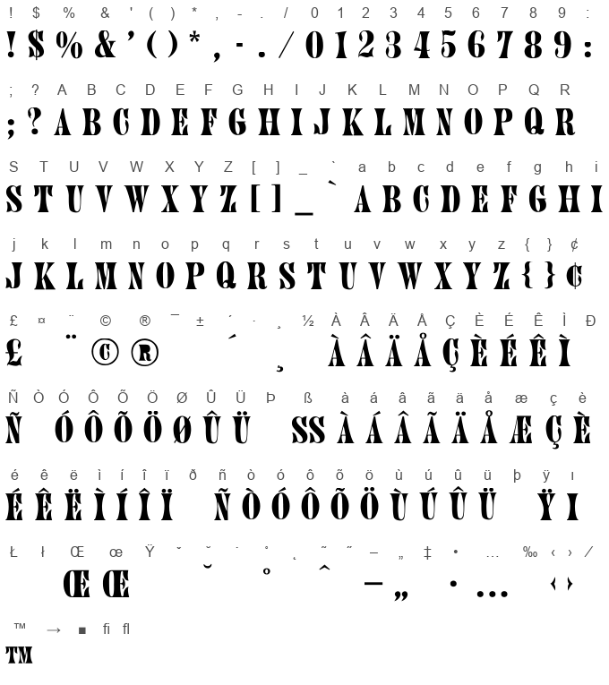 Juniper-Normal - Abstract Fonts - Download Free Fonts