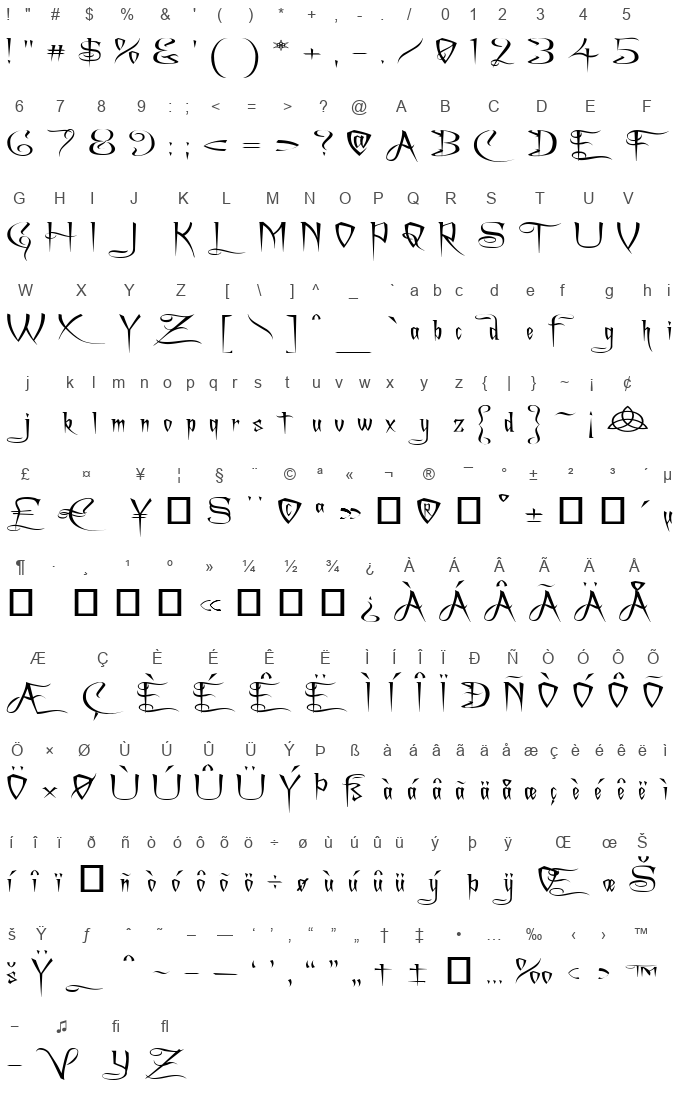 A Charming Font Expanded - Abstract Fonts - Download Free Fonts