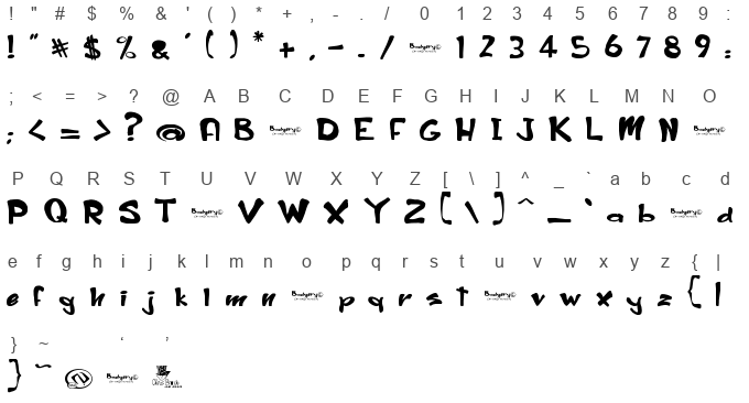 Badgery - Abstract Fonts - Download Free Fonts