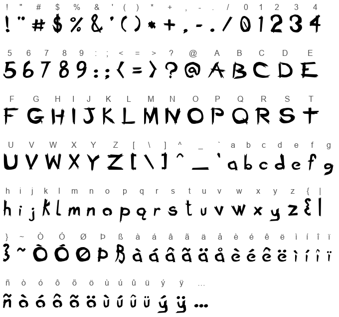 Bad Seed - Abstract Fonts - Download Free Fonts