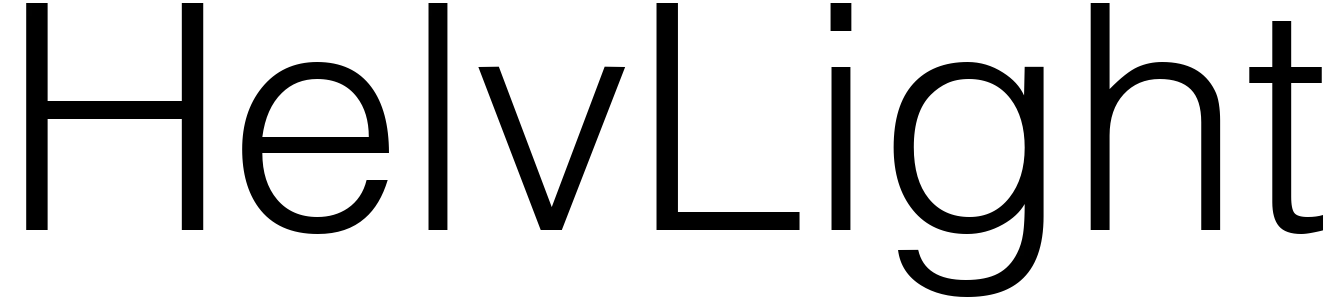 HelvLight - Abstract Fonts - Download Free Fonts