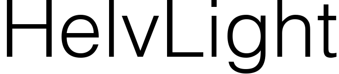 HelvLight - Abstract Fonts - Download Free Fonts