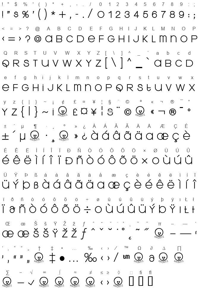 Kravitz - Abstract Fonts - Download Free Fonts