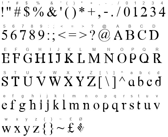 DF667 New Kinder - Abstract Fonts - Download Free Fonts