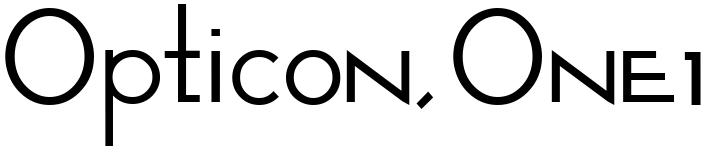 Opticon - Abstract Fonts - Download Free Fonts