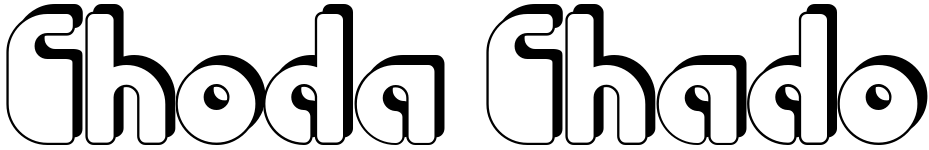 Choda Chado - Abstract Fonts - Download Free Fonts