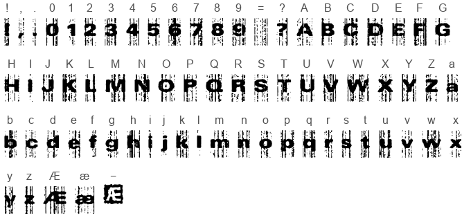 Xerox Malfunction (BRK) - Abstract Fonts - Download Free Fonts