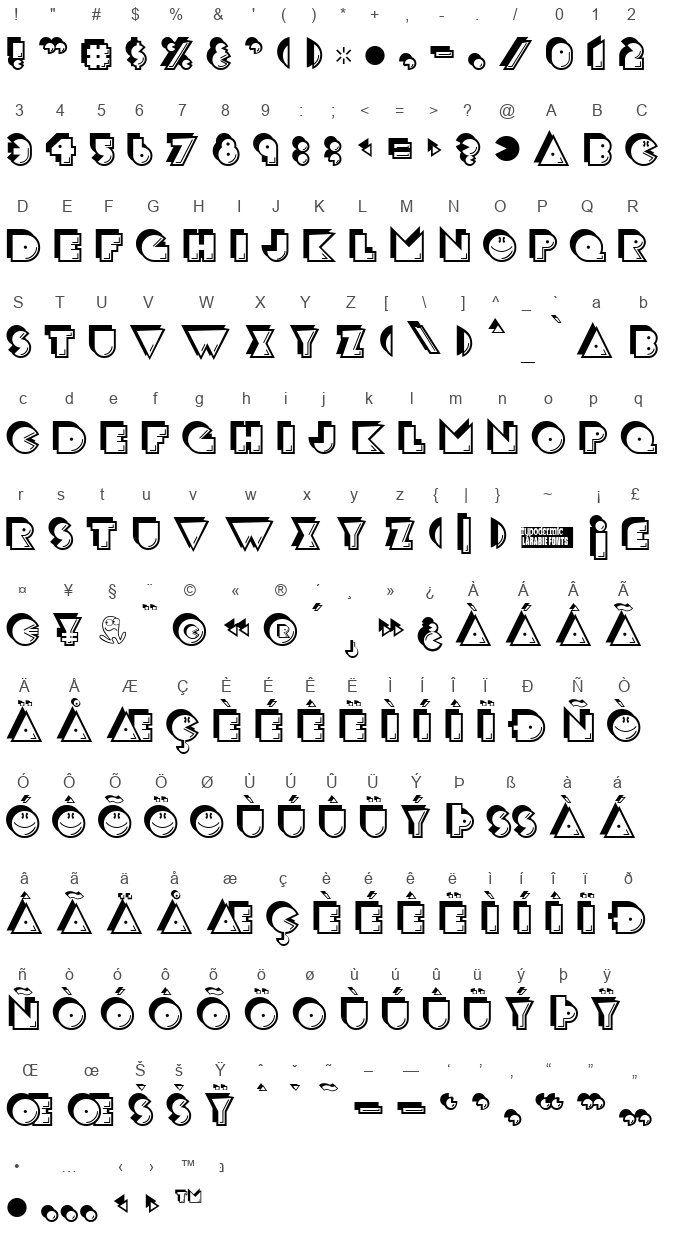 CrackMan - Abstract Fonts - Download Free Fonts