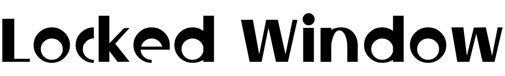 Locked Window - Abstract Fonts - Download Free Fonts