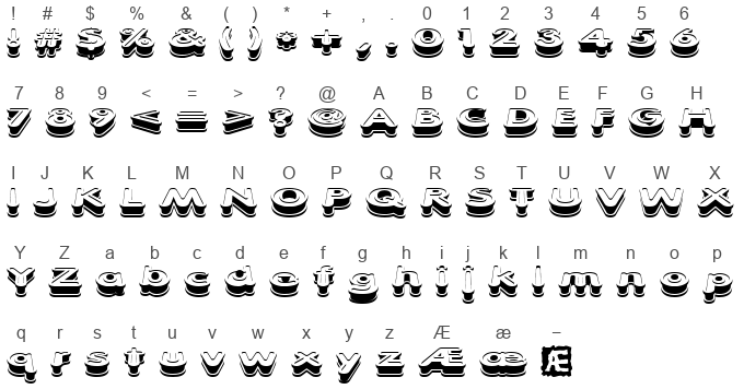 Xtrusion BRK - Abstract Fonts - Download Free Fonts