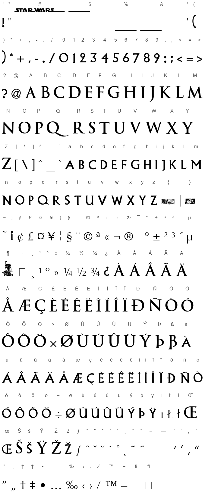 EPISODE I - Abstract Fonts - Download Free Fonts