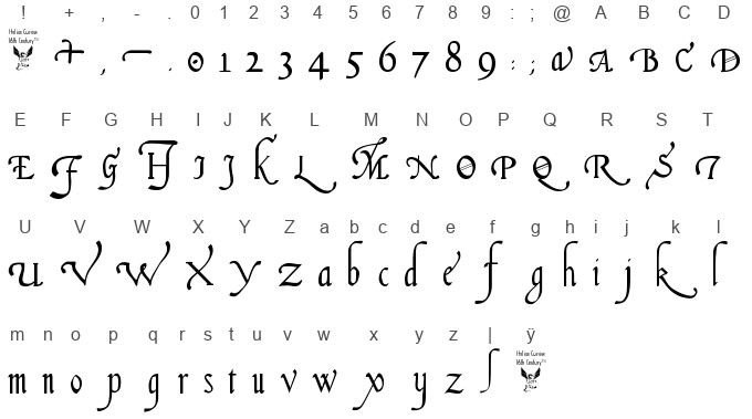 Italian Cursive, 16th Century - Abstract Fonts - Download Free Fonts