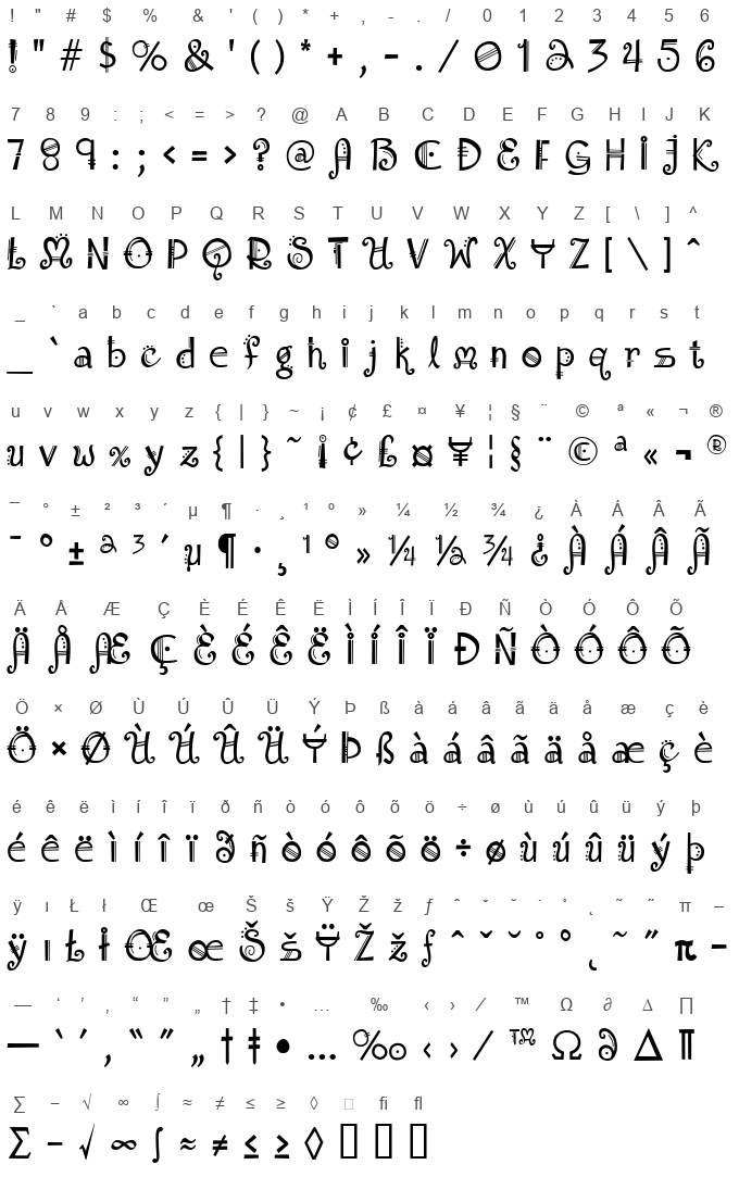 Amadeus - Abstract Fonts - Download Free Fonts