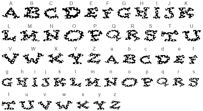 Spotty Font - Abstract Fonts - Download Free Fonts
