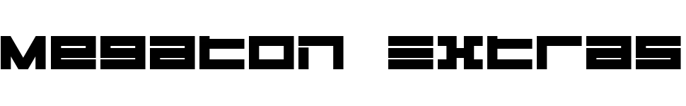 Megaton Extras - Abstract Fonts - Download Free Fonts