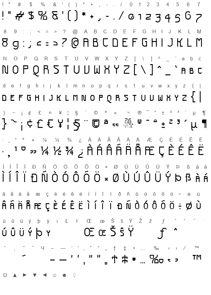 Futurex SCOSF - Abstract Fonts - Download Free Fonts