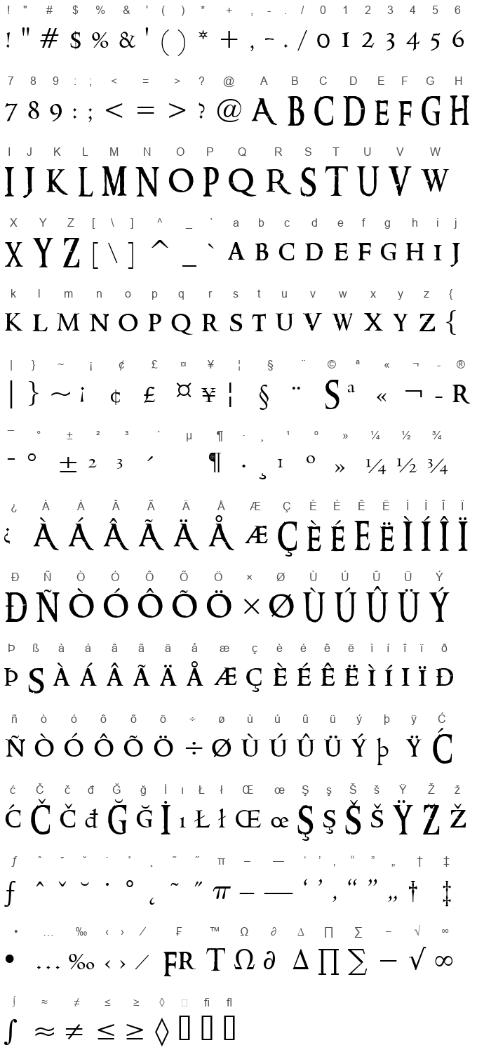 Ringbearer - abstract fonts - download free fonts