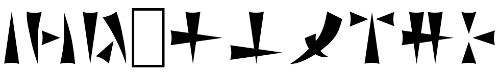 Ork Glyphs - Abstract Fonts - Download Free Fonts