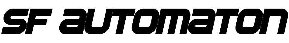 SF Automaton - Abstract Fonts - Download Free Fonts