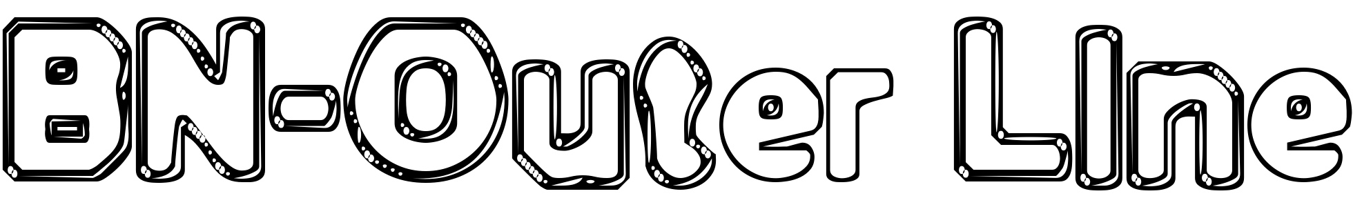 BN-Outer Line - Abstract Fonts - Download Free Fonts