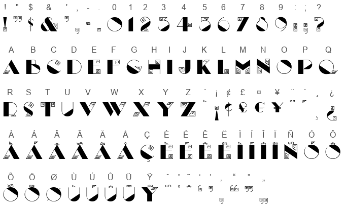 Labyrinth - Abstract Fonts - Download Free Fonts