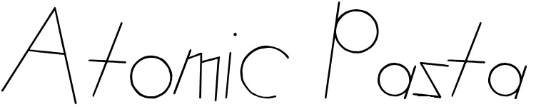 Atomic Pasta - Abstract Fonts - Download Free Fonts