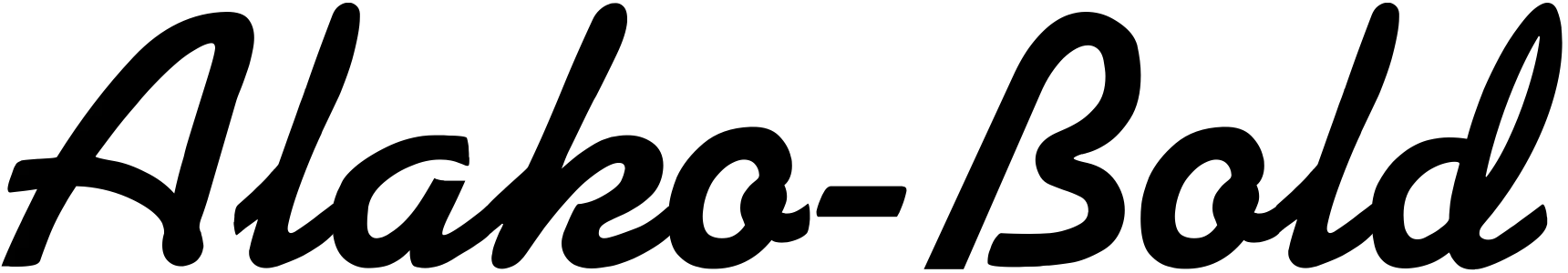 Alako-Bold - Abstract Fonts - Download Free Fonts