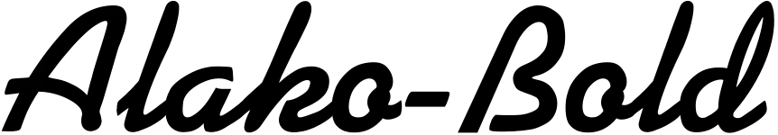 Alako-Bold - Abstract Fonts - Download Free Fonts