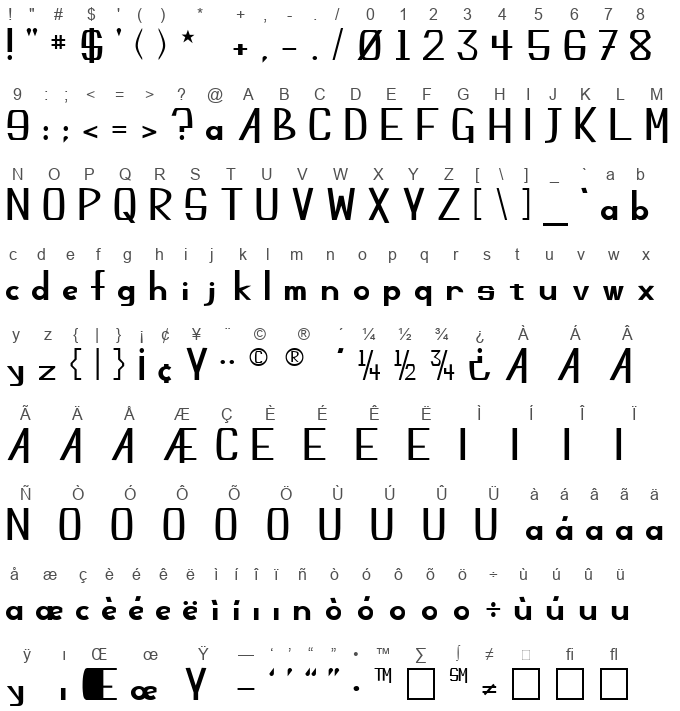 Champlin - Abstract Fonts - Download Free Fonts