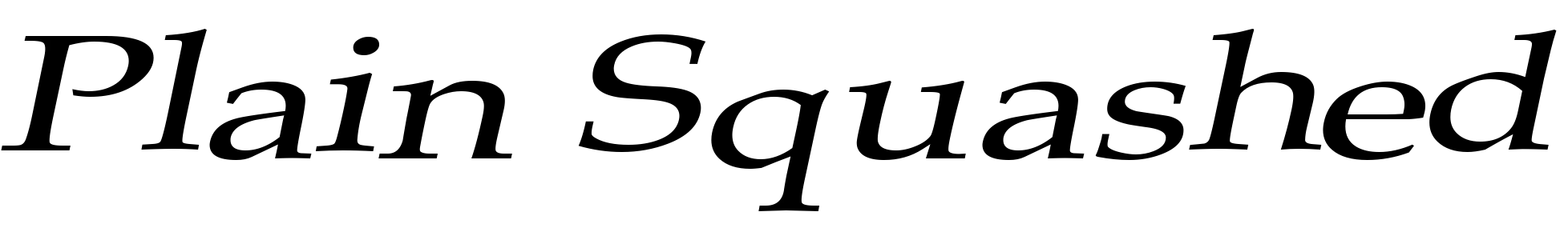 Plain Squashed - Abstract Fonts - Download Free Fonts