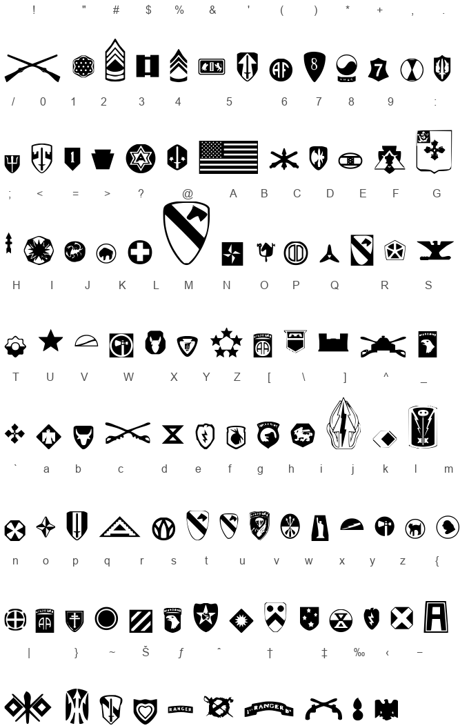 US Army - Abstract Fonts - Download Free Fonts