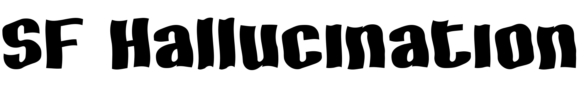 SF Hallucination - Abstract Fonts - Download Free Fonts