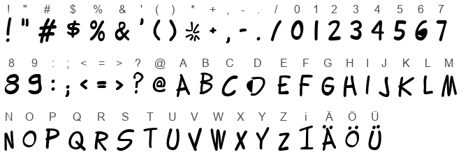 Lettering1 Weird - Abstract Fonts - Download Free Fonts