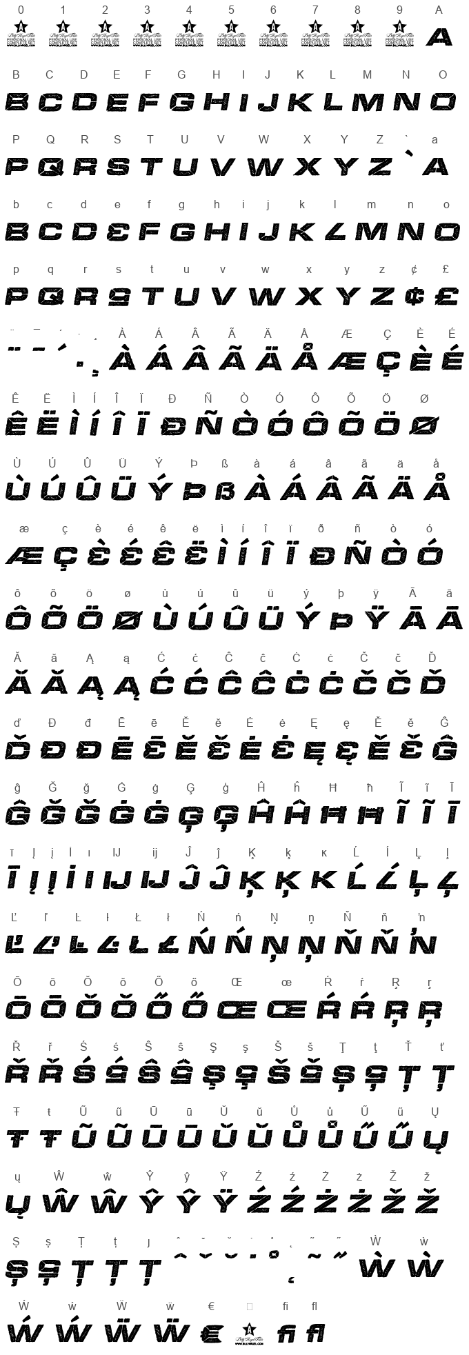 BOOKER ITALIC PERSONAL USE - Abstract Fonts - Download Free Fonts