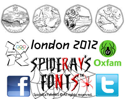 london 2012 - abstract fonts - download free fonts