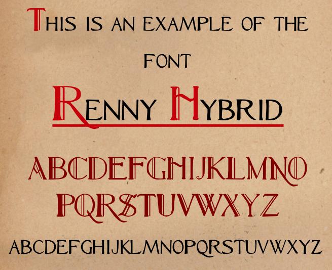 Renny Hybrid - Abstract Fonts - Download Free Fonts
