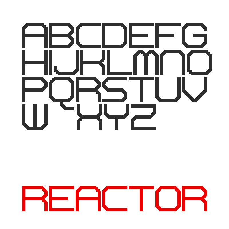 A-Z: letter R - Abstract Fonts - Download Free Fonts