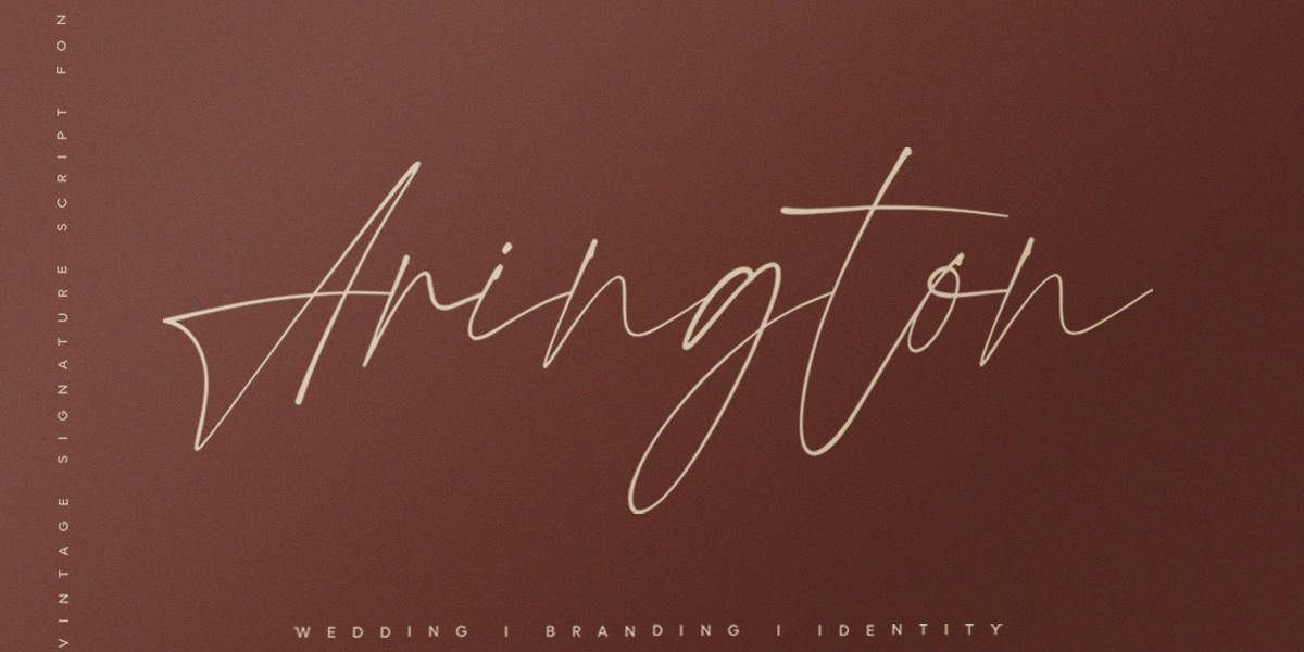 AringtonDemo - abstract fonts - download free fonts